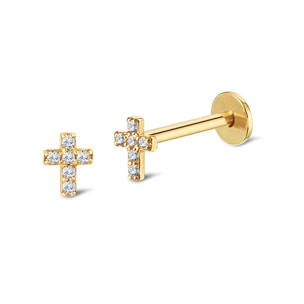 Cross White Piercing⎜ Imagin Jewels – I.Ma.Gi.N. Jewels